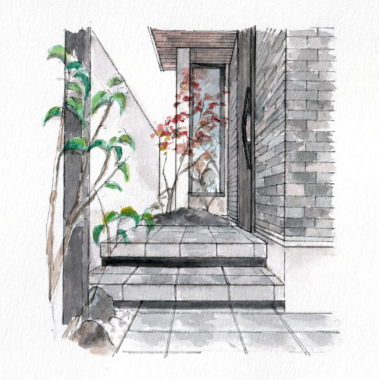 オンライン建築士のともさんの手描きパース | kikorist日誌